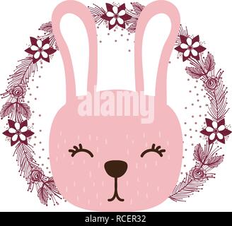 rabbit only face Stock Vector Image & Art - Alamy