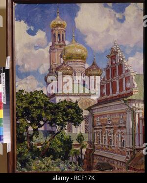 The Simonov Monastery in Moscow. Museum: Russian State Film and Photo ...