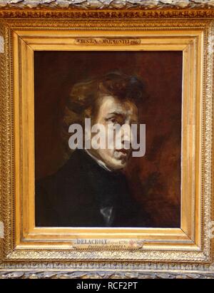 Portrait of Frédéric Chopin. Museum: Musée de l'Histoire de France ...