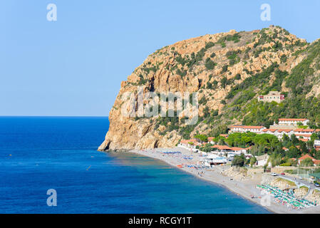 Capo Calavà beach and promontory, near Gioiosa Marea, Province of ...