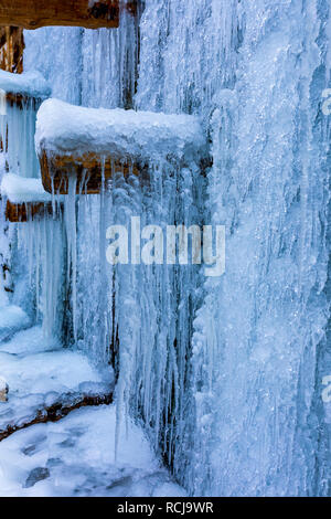 Picture of icicles and various forms of ice Stock Photo - Alamy