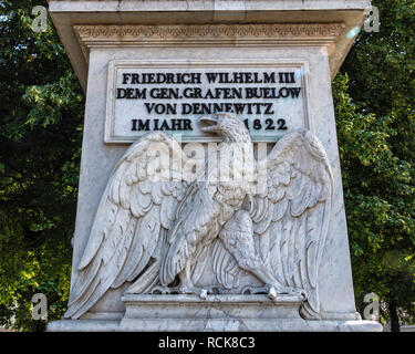Statue of General Friedrich Wilhelm von Seydlitz on the Wilhelmplatz ...