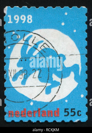 RUSSIA KALININGRAD, 4 JULY 2017: stamp printed by Netherlands shows ...