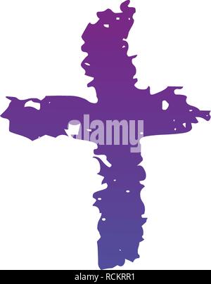 Plus or cross symbols. hand painted plus cross sign isolated on a white ...