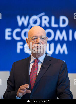 WEF founder Klaus Schwab speaks at the Annual Meeting of World Economic ...