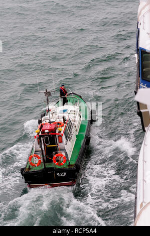 Sailing Ship Holyhead Harbour, Wales Stock Photo - Alamy
