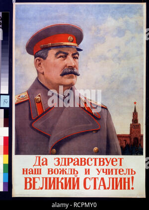 Joseph Stalin (Poster). Museum: State Russian Museum, St. Petersburg ...
