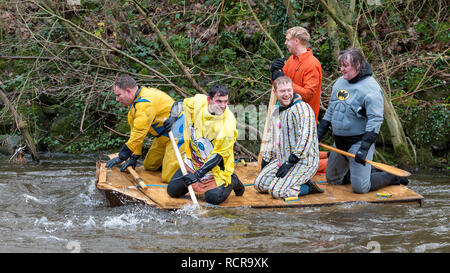 Participants In The Matlock Boxing Day Raft Race 2016 Matlock ...