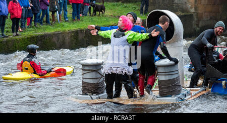 Participants In The Matlock Boxing Day Raft Race 2016 Matlock ...