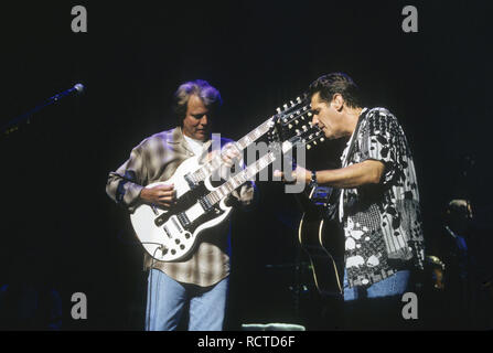 Don Henley of the rock band "The Eagles", center, and his wife, Sharon ...