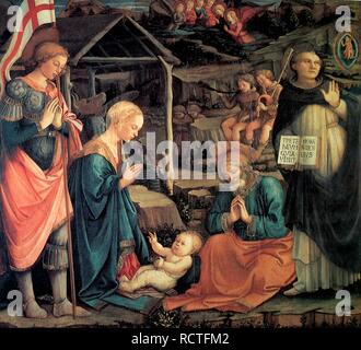 Filippo Lippi - Adoration of the Christ Child - C.1463 - Uffizi Gallery - Galleria degli Uffizi ...