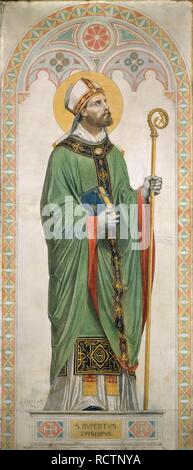 Cardboard for the windows of the Chapel of St. Ferdinand: Charity 1842 ...