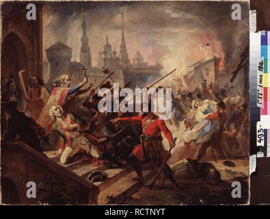 The Pugachev's Battle of Kazan on July 1774 (Scene from the Pugachev's ...