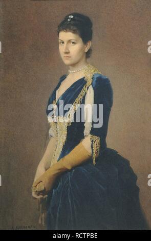Sokolov Alexander Petrovich - Portrait of Maria Fyodorovna - Russian ...