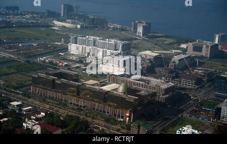 Aerial view, Pasay, Metro Manila, Luzon, Philippines, South East Asia ...