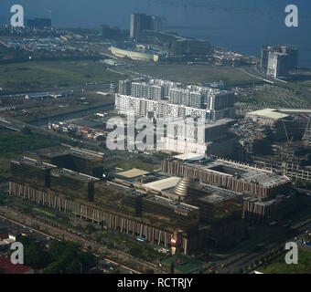 Aerial view, Pasay, Metro Manila, Luzon, Philippines, South East Asia ...