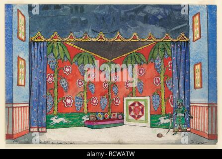 Stage design for the ballet "Petrushka" by I. Stravinsky. Museum ...