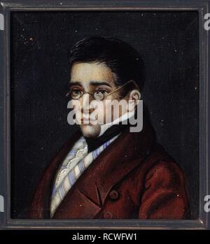 Portrait of the playwright Alexander S. Griboyedov (1795-1829). Museum ...