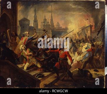 The Pugachev's Battle of Kazan on July 1774 (Scene from the Pugachev's ...