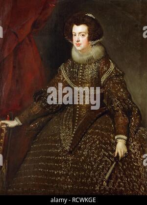 Portrait of Elisabeth of France (1602-1644), Queen consort of Spain ...