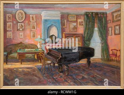 House Museum of composer Pyotr Tchaikovsky in Klin near Moscow The ...