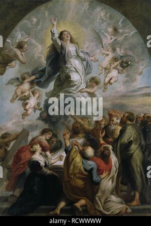 Rubens Pieter Paul - Assumption of the Virgin (1635 Stock Photo - Alamy
