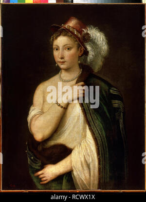 Tiziano Vecellio - Portrait of a Young Woman Stock Photo - Alamy