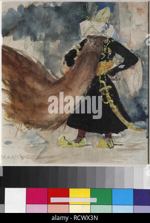 Chernomor. Costume design for the opera Ruslan and Lyudmila by M ...