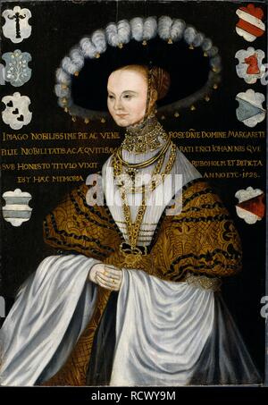 Portrait of Margareta Eriksdotter Vasa (1497-1536), sister of king ...
