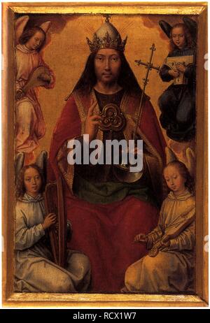 Hans Memling - Triptych Earthly Vanity Divine Salvation C 1485 Stock ...