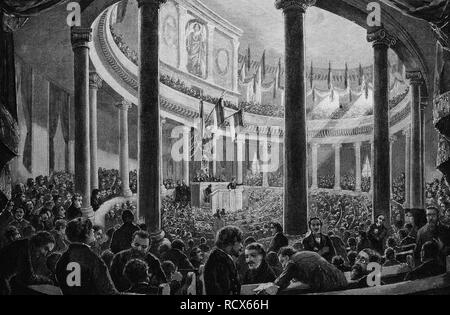 GERMAN NATIONAL ASSEMBLY in Frankfurt, 1848 Stock Photo - Alamy
