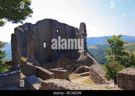 Ruins of Canossa Castle, Emilia Romagna, Italy, Europe Stock Photo - Alamy
