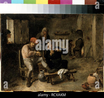 Adriaen Brouwer, Tavern Scene. Flemish Painter Active In Flanders And ...