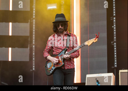 COLIN MACLEOD band on stage Stock Photo - Alamy