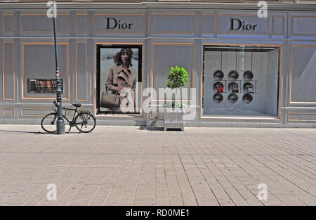 Dior luxury brand flagship store exterior in New Bond Street, Mayfair ...