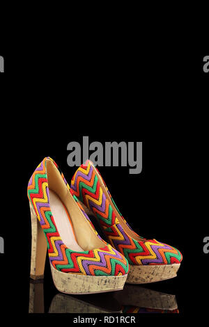Pumps with Chevron Design Stock Photo - Alamy