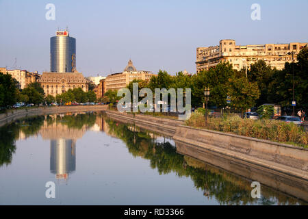 Dambovita river in Bucharest, Romania Stock Photo - Alamy