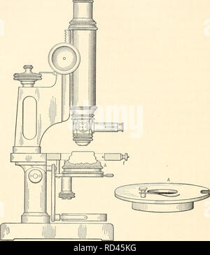 . Elementary chemical microscopy . Fig. 38. Chemical Microscope with ...