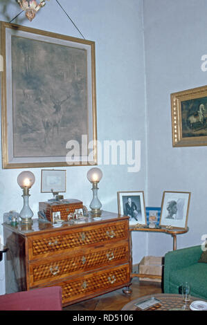 Tassilo Fürst von Fürstenberg in seinem Anwesen in Strobl, Österreich ...