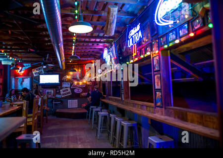 Texas small town bar interior in the Hill Country, USA Stock Photo - Alamy