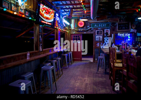 Texas small town bar interior in the Hill Country, USA Stock Photo - Alamy