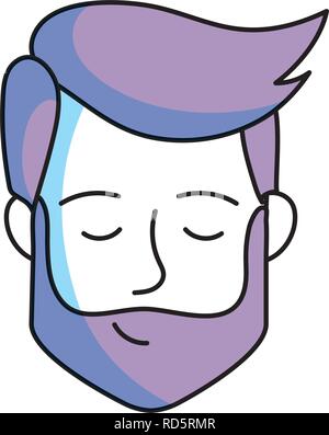 man only face Stock Vector Image & Art - Alamy