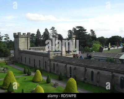 Alton Towers castle Stock Photo - Alamy