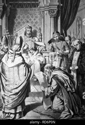 Louis the Pious (778 – 840); the Fair; King of Aquitaine from 781. He ...