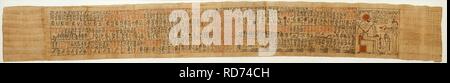 Amduat Papyrus of Nesenaset Stock Photo - Alamy