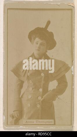 Anna Thompson, from the Actresses series (N245) issued by Kinney ...