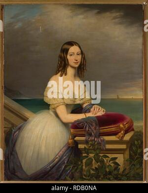 Portrait of Countess Alexandra Potocka (1818-1892). Museum: PRIVATE ...