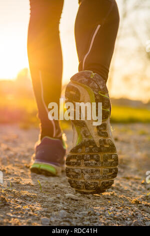 Healthy lifestyle means pleanty of outdoor activity such as running ...