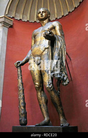 Hercules' statue, Vatican City Stock Photo - Alamy