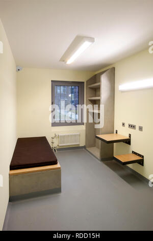 Prison cell, simple cell for rioting prisoners, prison, correctional ...